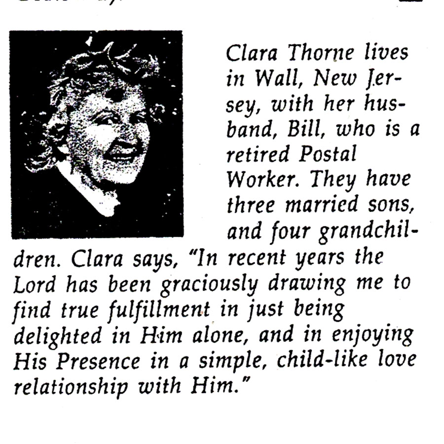 REMEMBERING MY FRIEND CLARA by Janet Huhn Oct. 31, 2024 - Photos by Janet